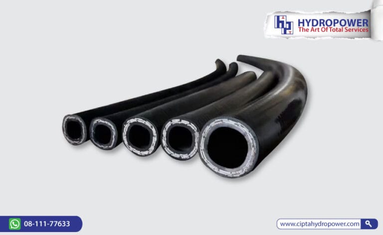 Selang Karet Kawat Fleksibel Hitam Untuk Mesin Hidrolik